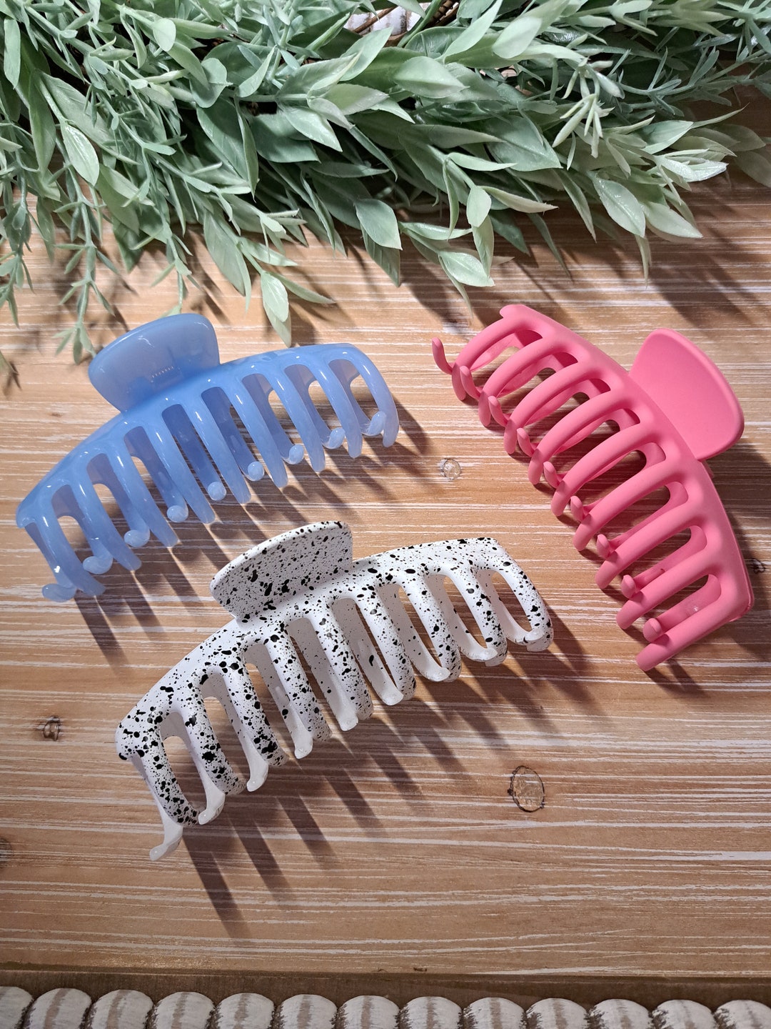 3 Large Jaw Claw Clip - Etsy