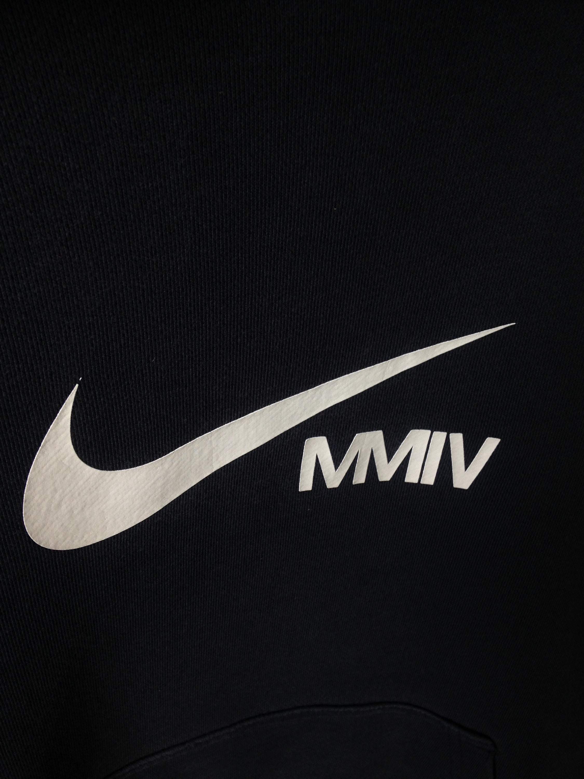 Nike MMIV Big Swoosh Logo Pullover Dark Blue Hoodie Size L - Etsy UK