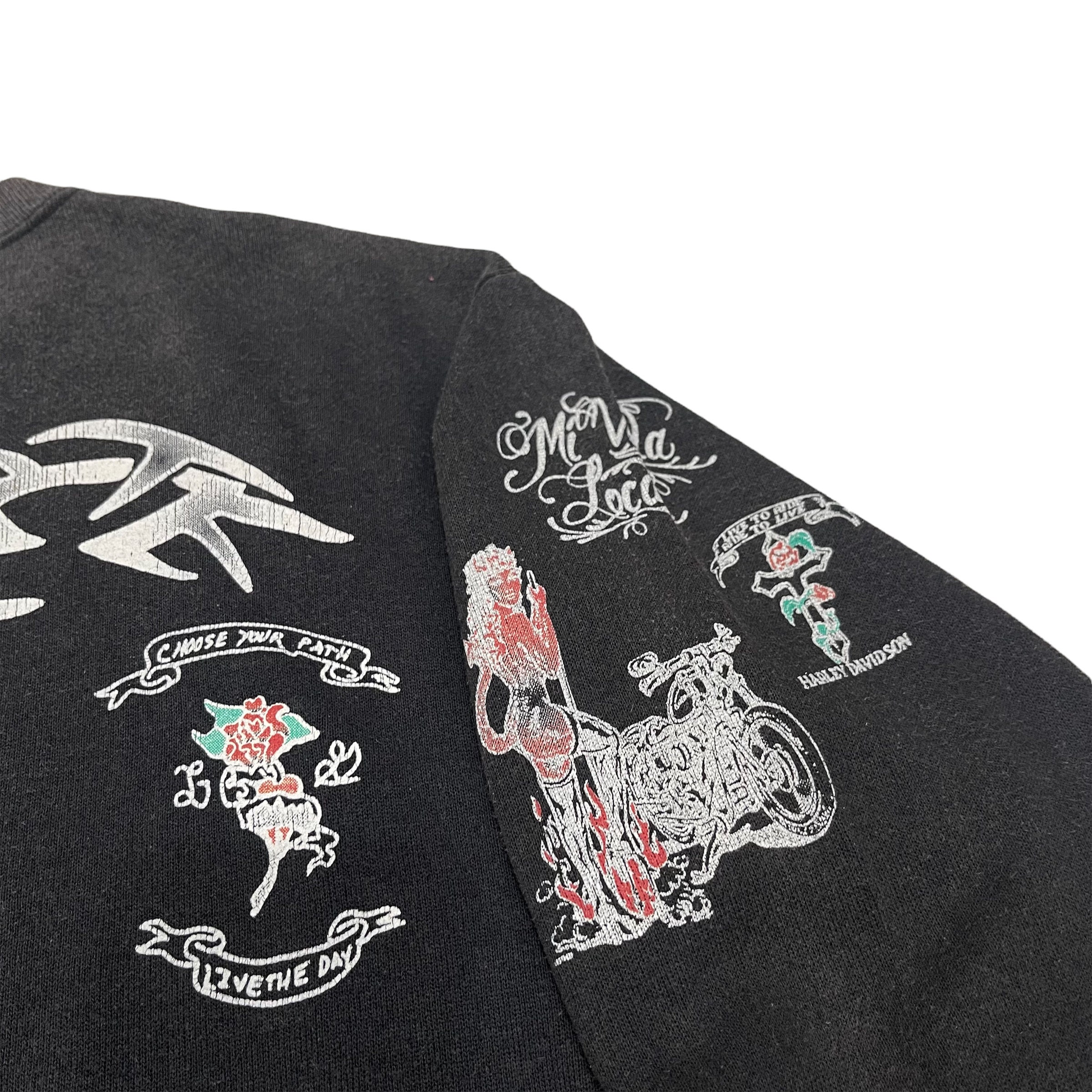 Dennis Rodman Harley Davidson Vintage 1994s Rare Delta Tag Tattoo Hip ...