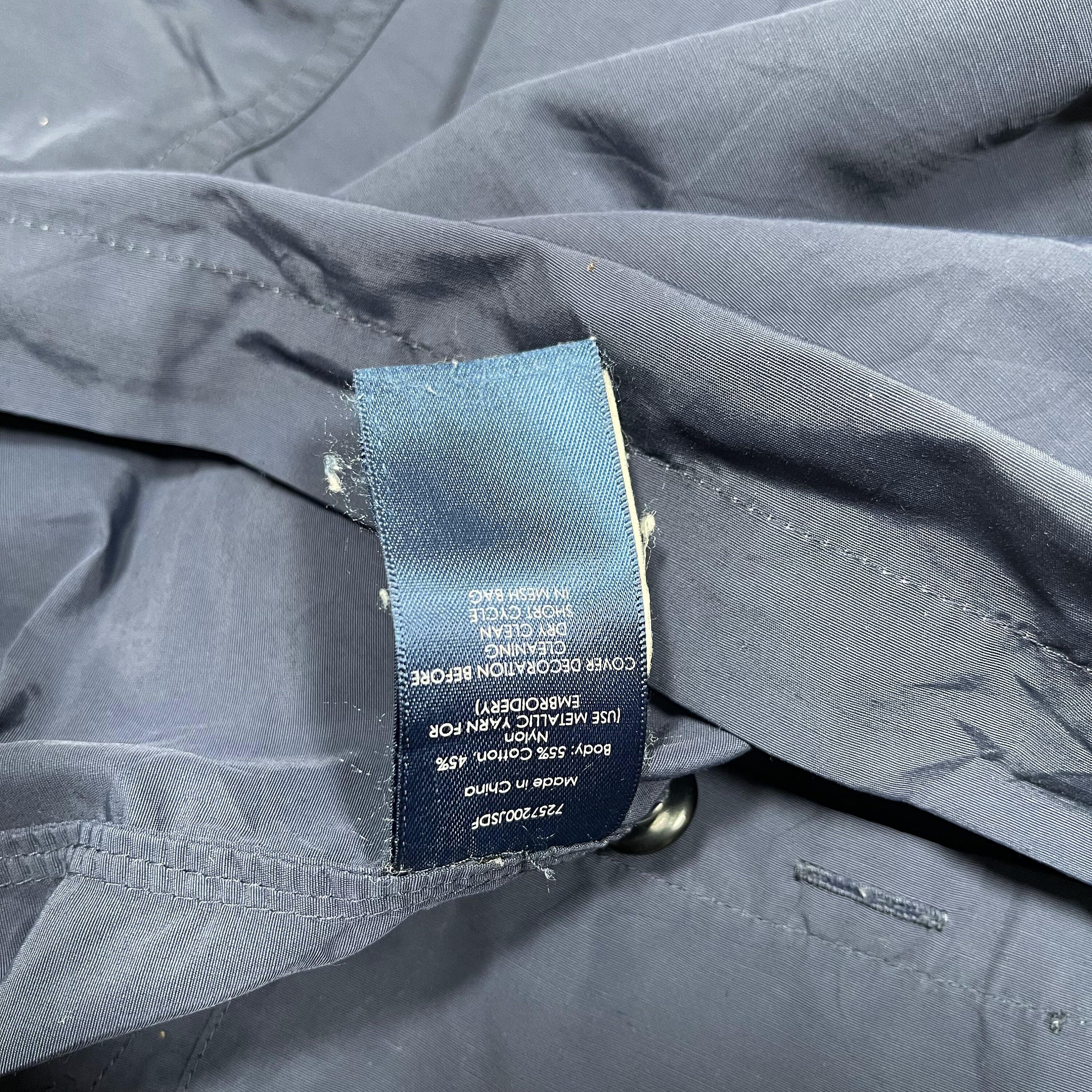 Polo Ralph Lauren USA Team 012 Patches Indigo Zipper Hooded Vintage ...