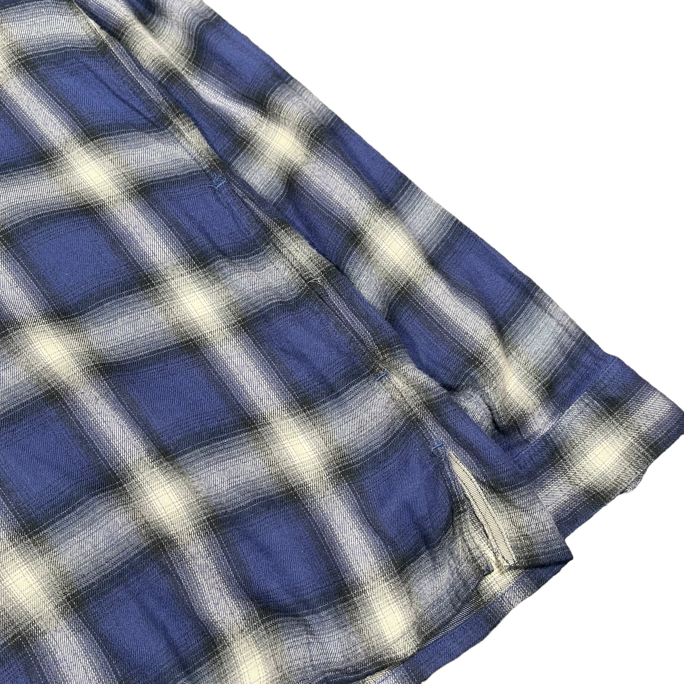 John Undercover Jun Takahashi Punk Grunge Flannel Hooded Button up Vintage 2000s Y2K Men Women ...