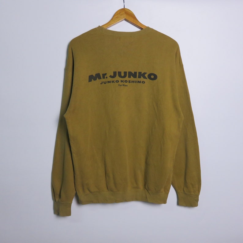 Vintage Junko Shimada 80s Mr. Junko for Men Crewneck Japanese Grail ...