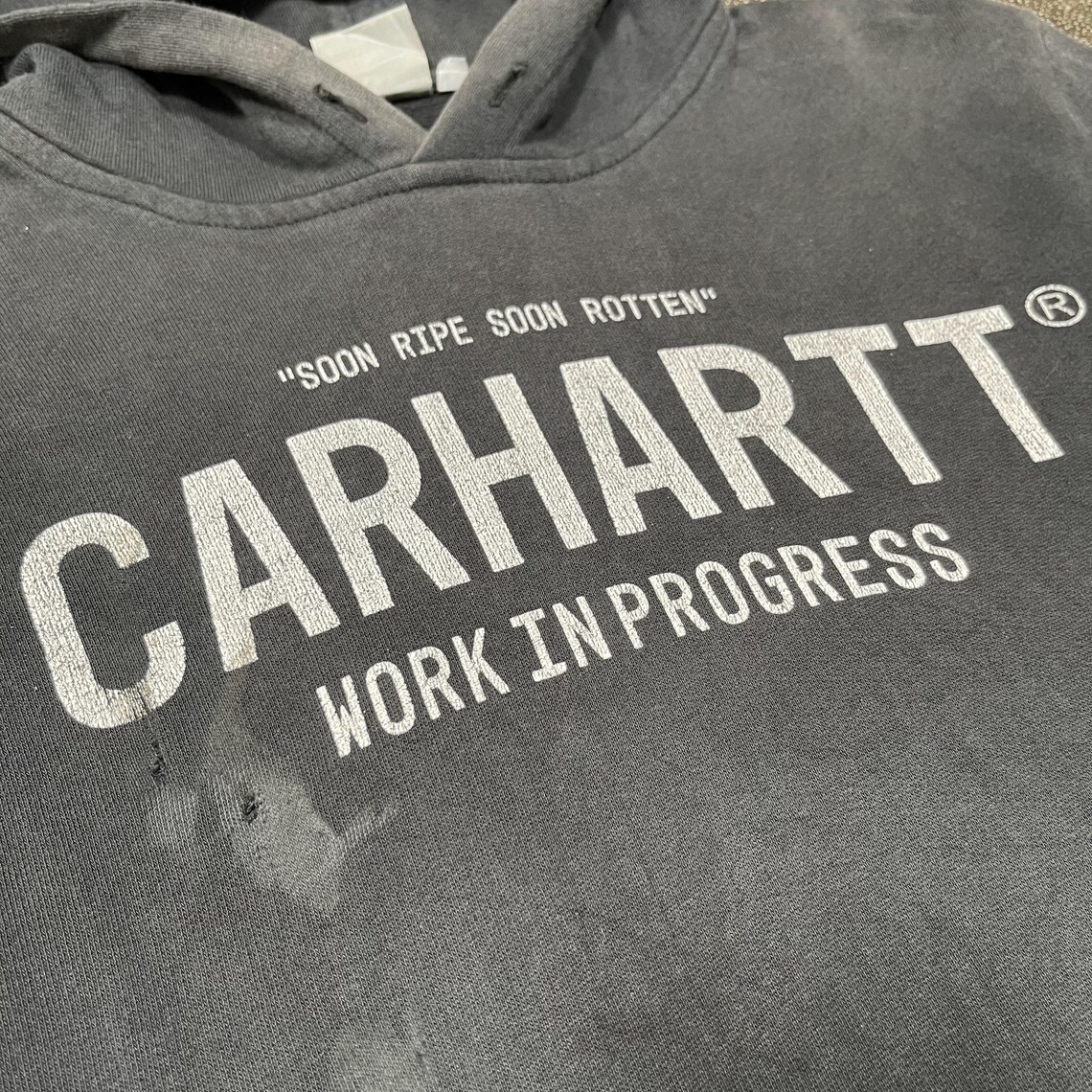 Carhartt WIP Work in Progress Soon Ripe Soon Rotten Sun Faded Work Wear ...