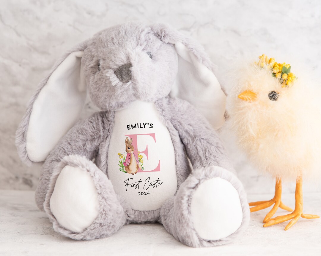 Personalised Easter Gift Bunny I First Easter, Baby Easter Keepsakes ...