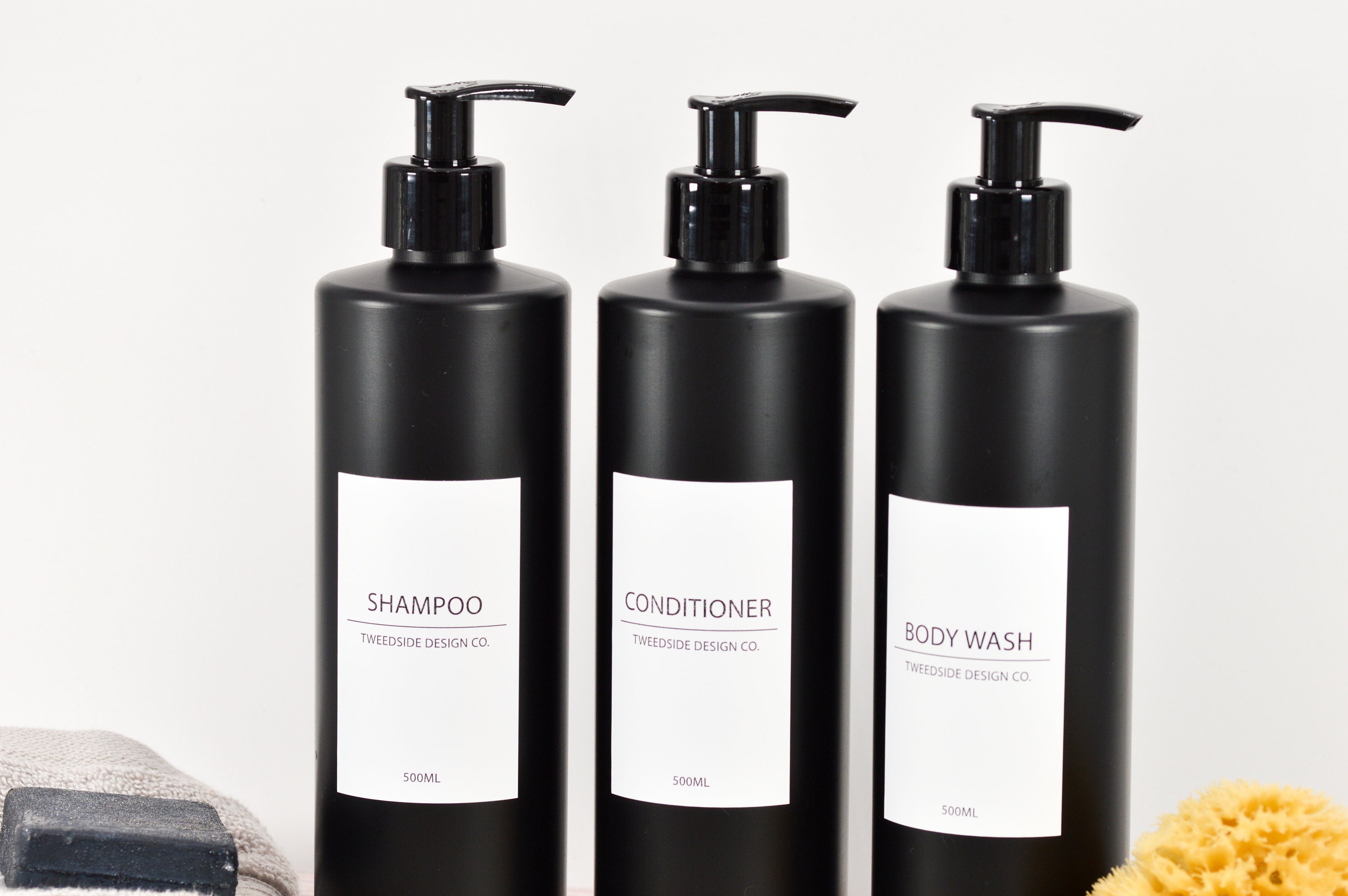 Mrs Hinch Inspired White Label Collection Reusable MATTE Black | Etsy UK