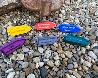 Floating Boat Key Ring - Etsy