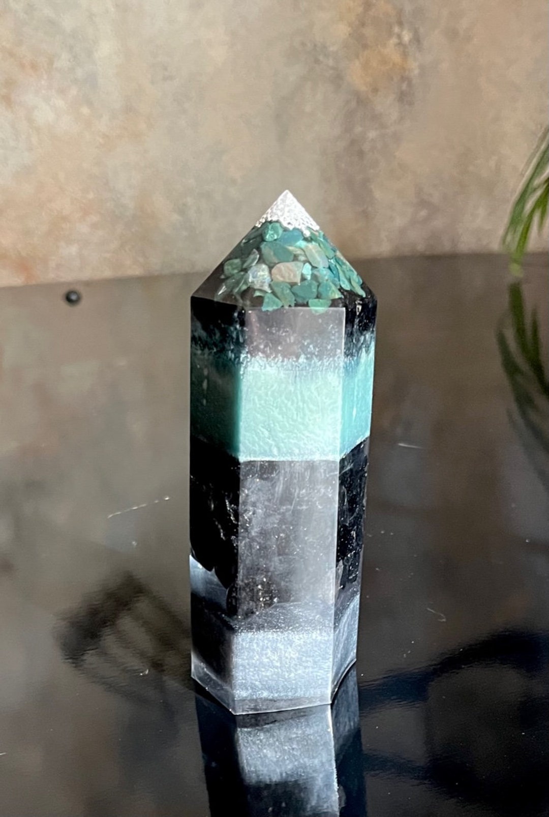 Paranormal Protection Orgonite Pyramid Tower - Etsy