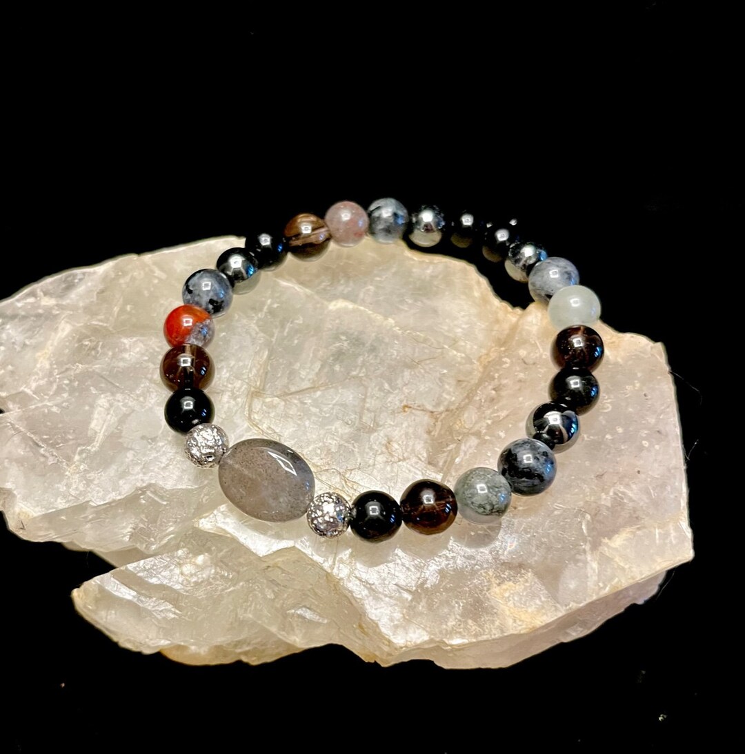 Super Empath/paranormal Protection Bracelet/crystal Bracelet/psychic ...