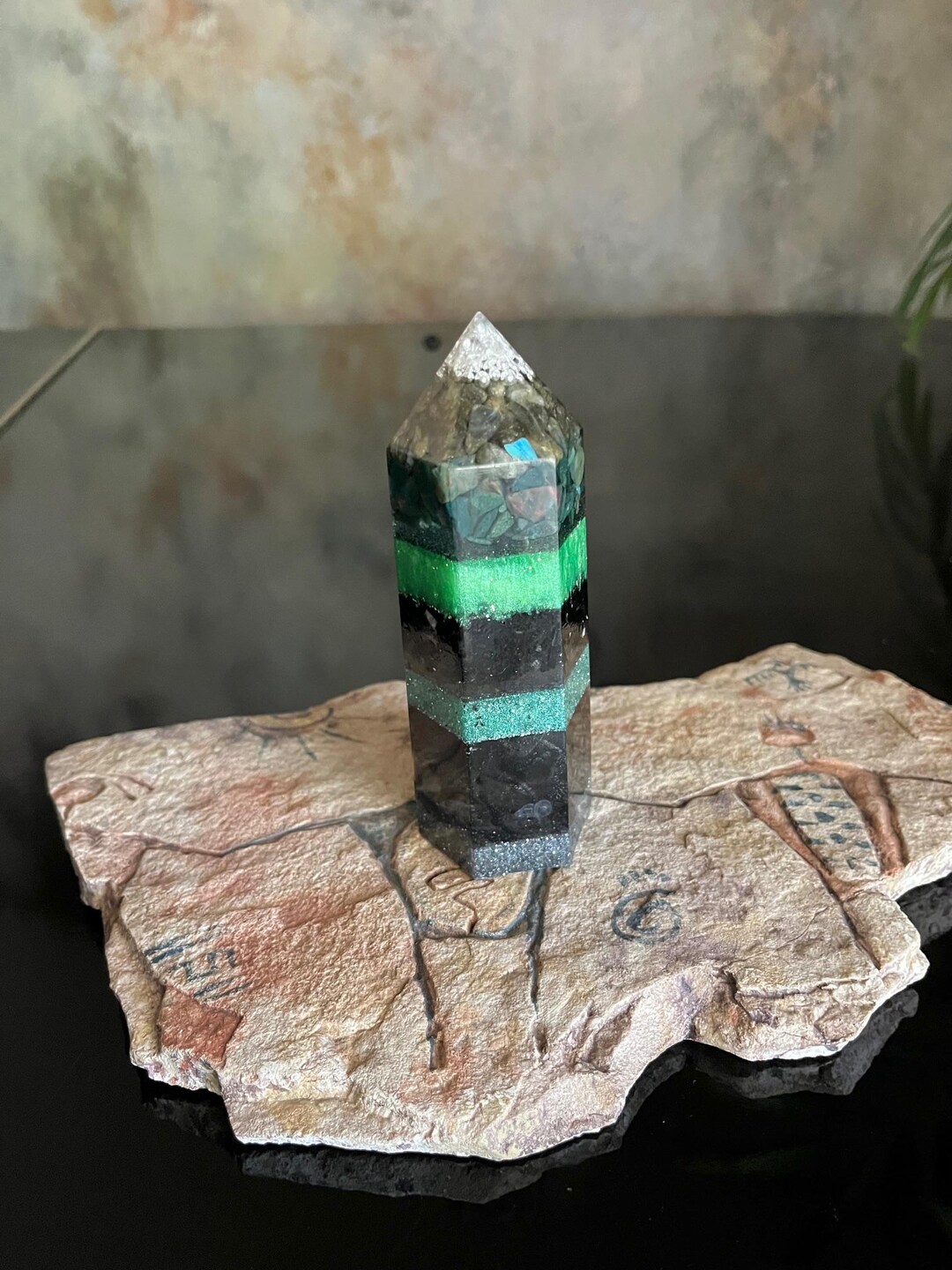 Paranormal Protection Orgonite Pyramid Tower /towerbuster/orgonite ...
