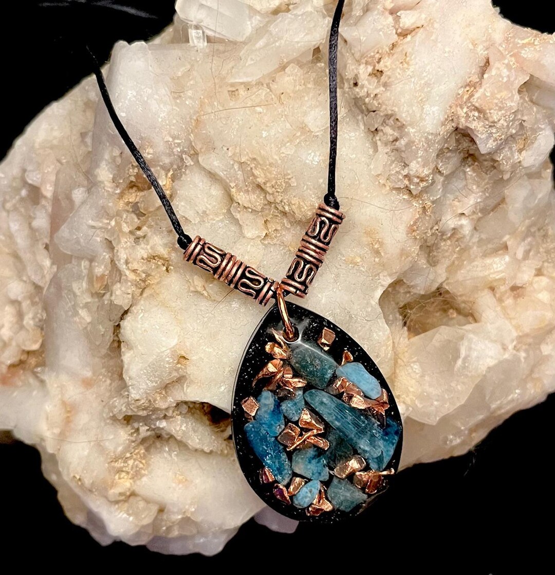 Elite Noble Shungite-copper Orgonite Pendant Cord Necklace - With ...