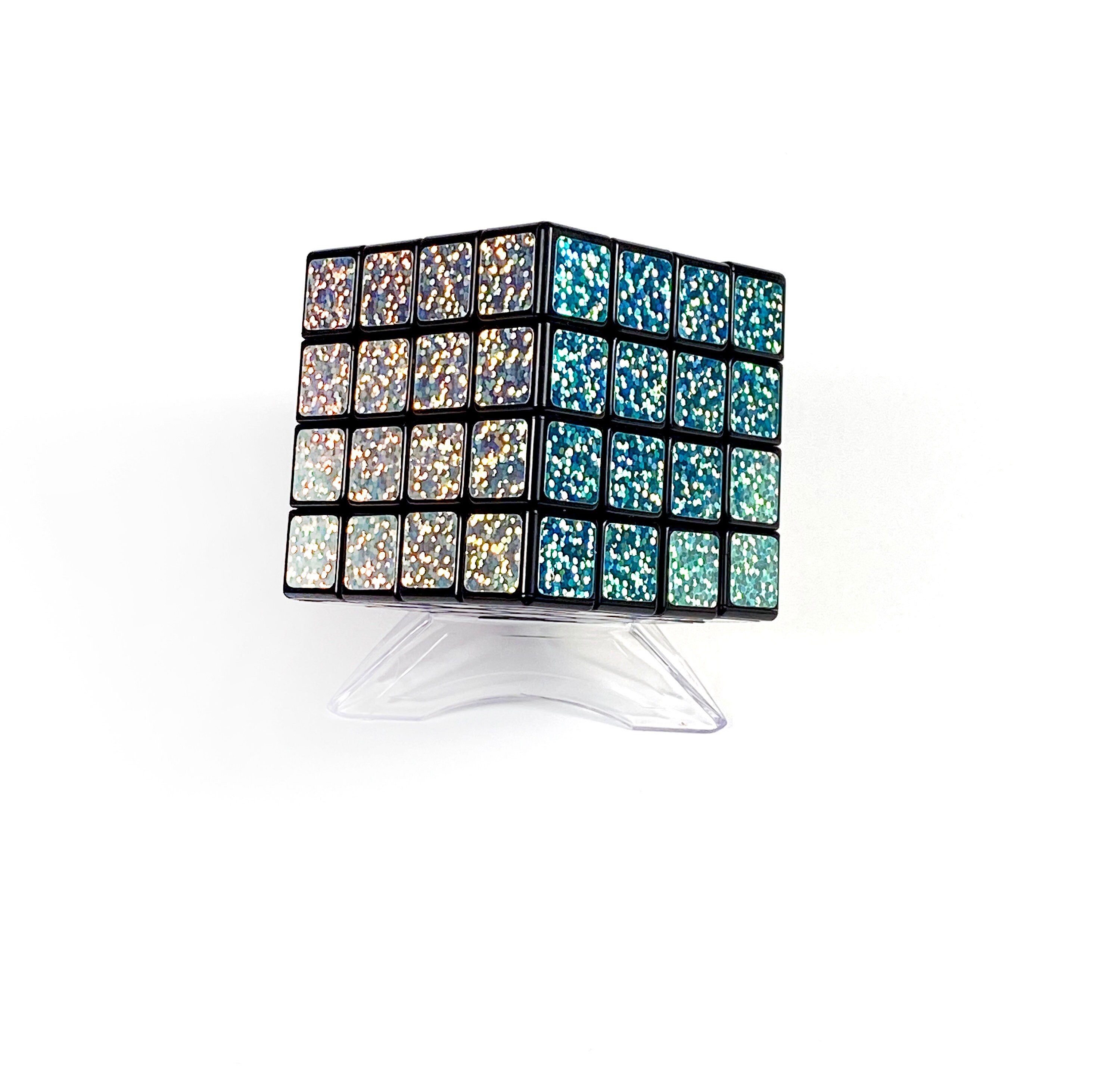 Glitter Holographic Puzzle Cubes Neon Rainbow Holo Working | Etsy