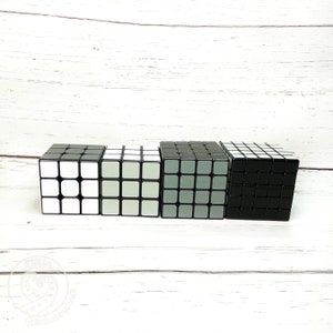 Greyscale Puzzle Cubes ~ Black and White Working Puzzle ~ Gothic Grey ...