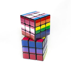 Pride Flags 3x3 Puzzle Cube ~ Custom Pride Working Puzzle ...