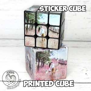 Custom Puzzle Cube 3x3 ~ Personalized Working Puzzle ~ Create Your Own ...