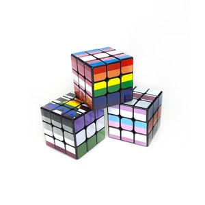 Pride Flags 3x3 Puzzle Cube Custom Pride Working Puzzle Customizable ...