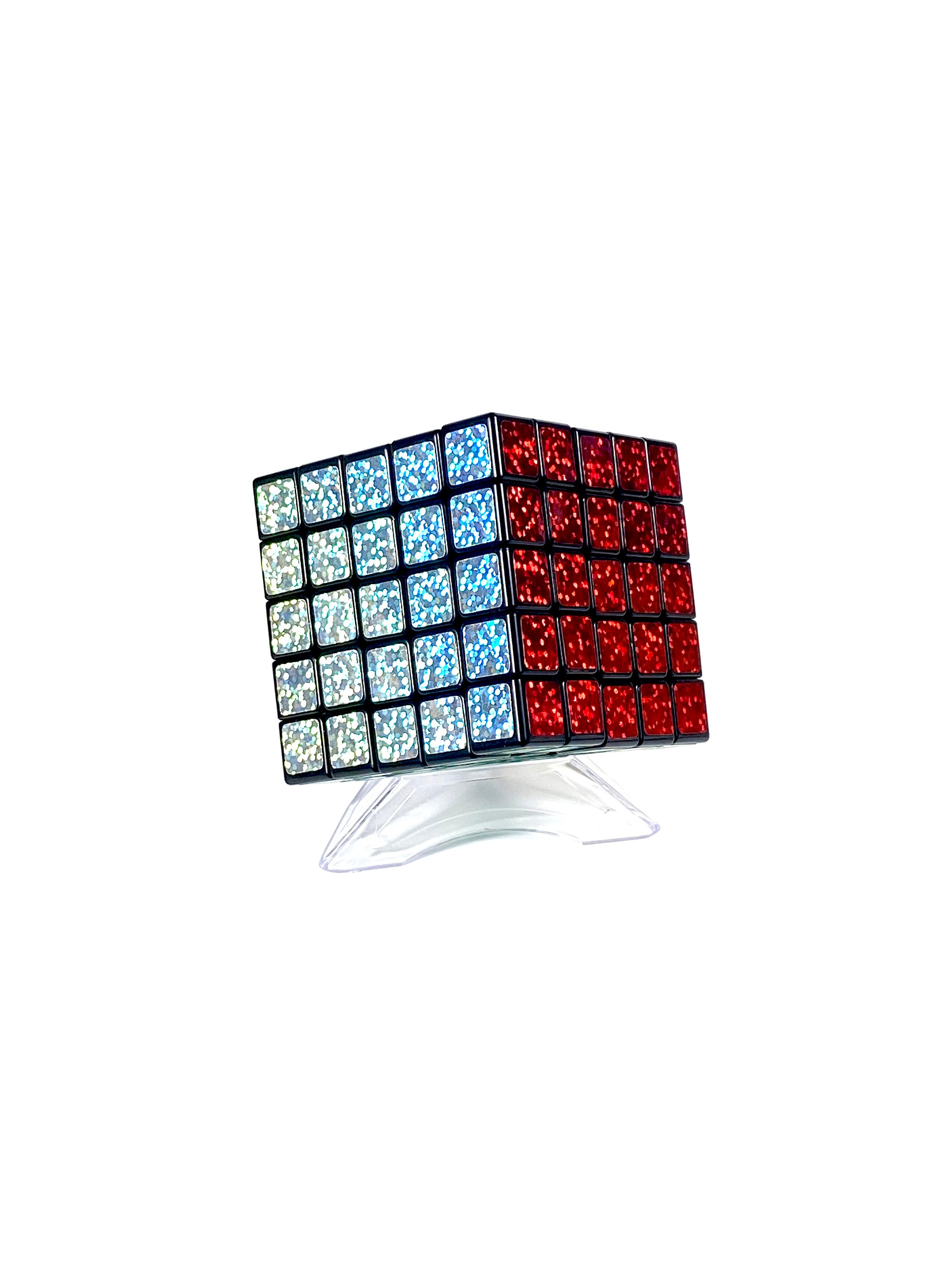 Glitter Holographic Puzzle Cubes Neon Rainbow Holo Working | Etsy