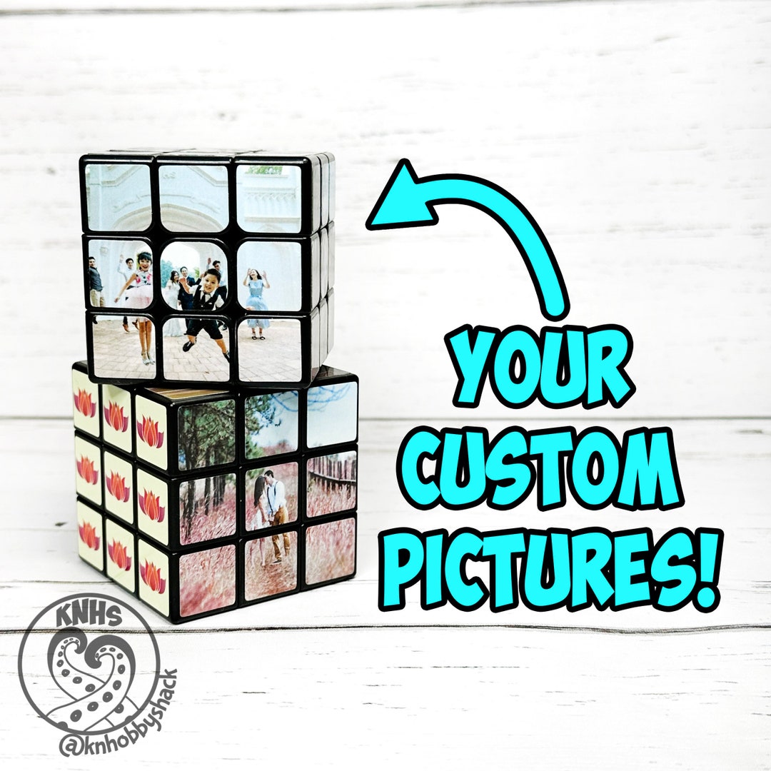 Custom Puzzle Cube 3x3 Personalized Working Puzzle Create Your Own Logo ...