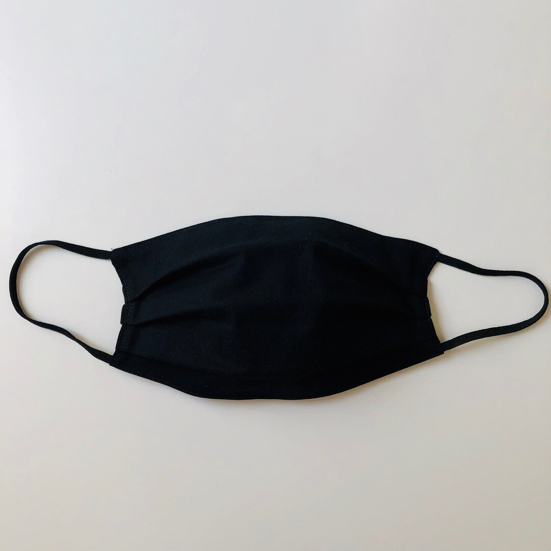 BLACK FACE MASK - Etsy