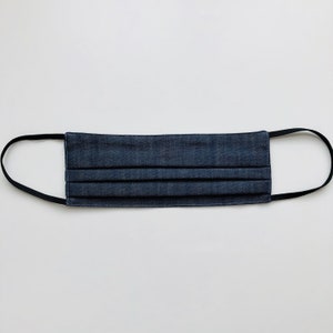 Denim Cotton FACE MASK - Etsy