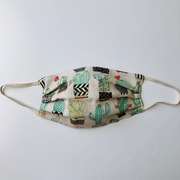 Cactus Face Mask - Etsy