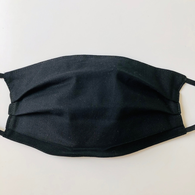 BLACK FACE MASK - Etsy