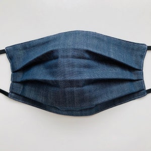 Denim Cotton FACE MASK - Etsy