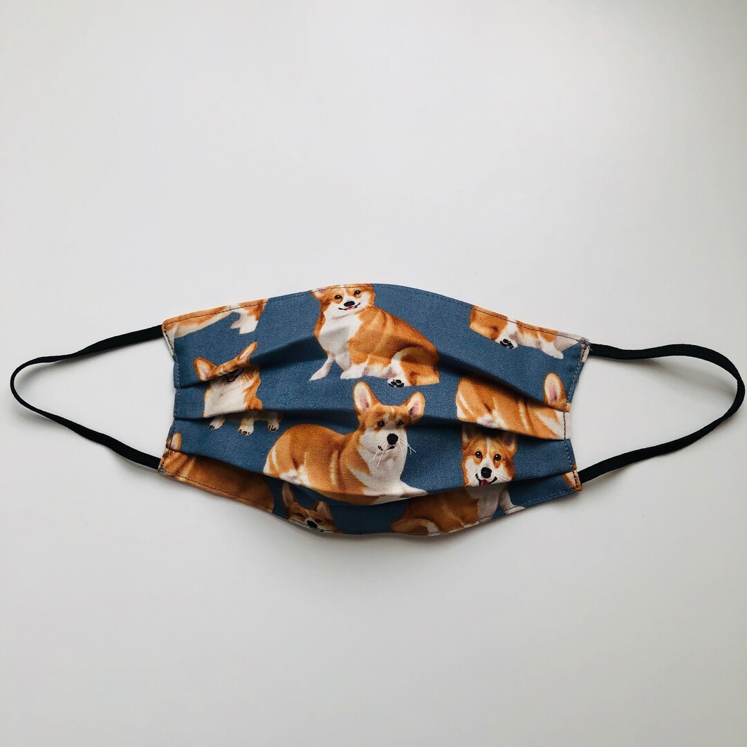 Corgis Face Mask - Etsy
