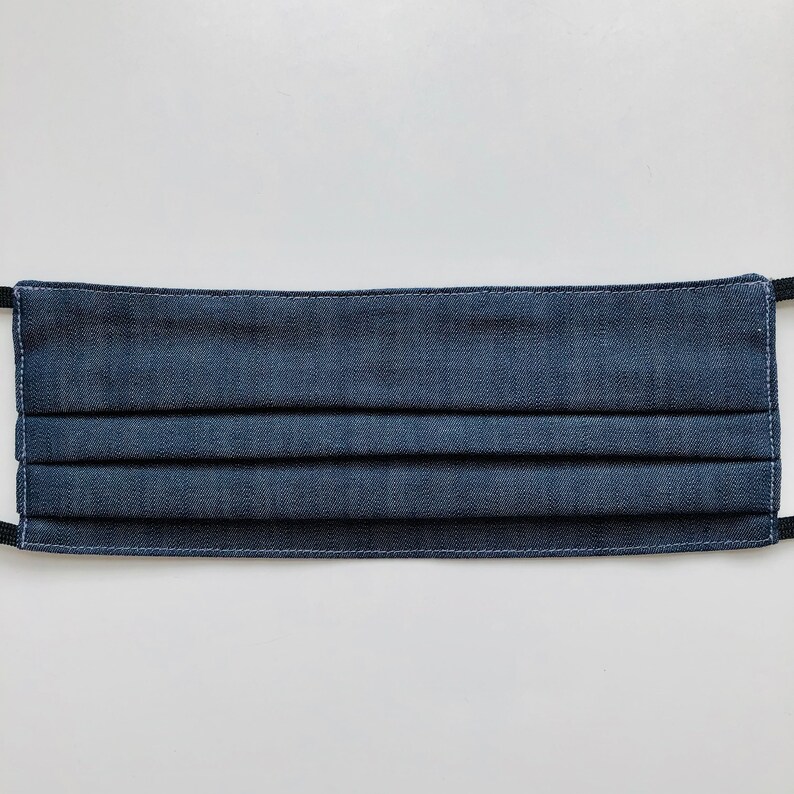 Denim Cotton FACE MASK - Etsy