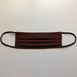 Solid Brown FACE MASK - Etsy