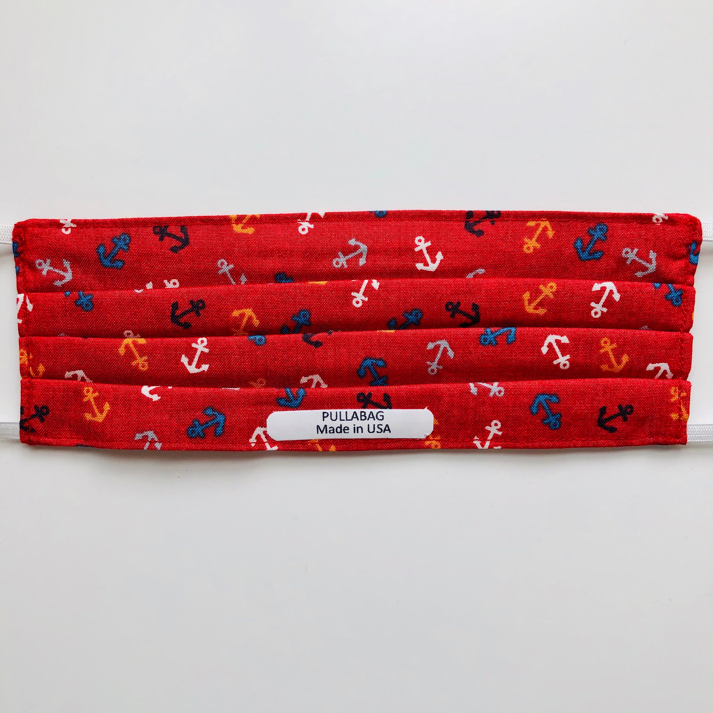 Red Anchor Face Mask - Etsy