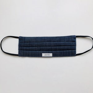Denim Cotton FACE MASK - Etsy