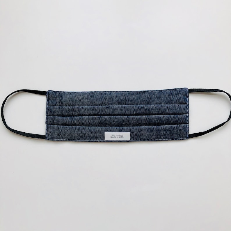 Denim Cotton FACE MASK - Etsy