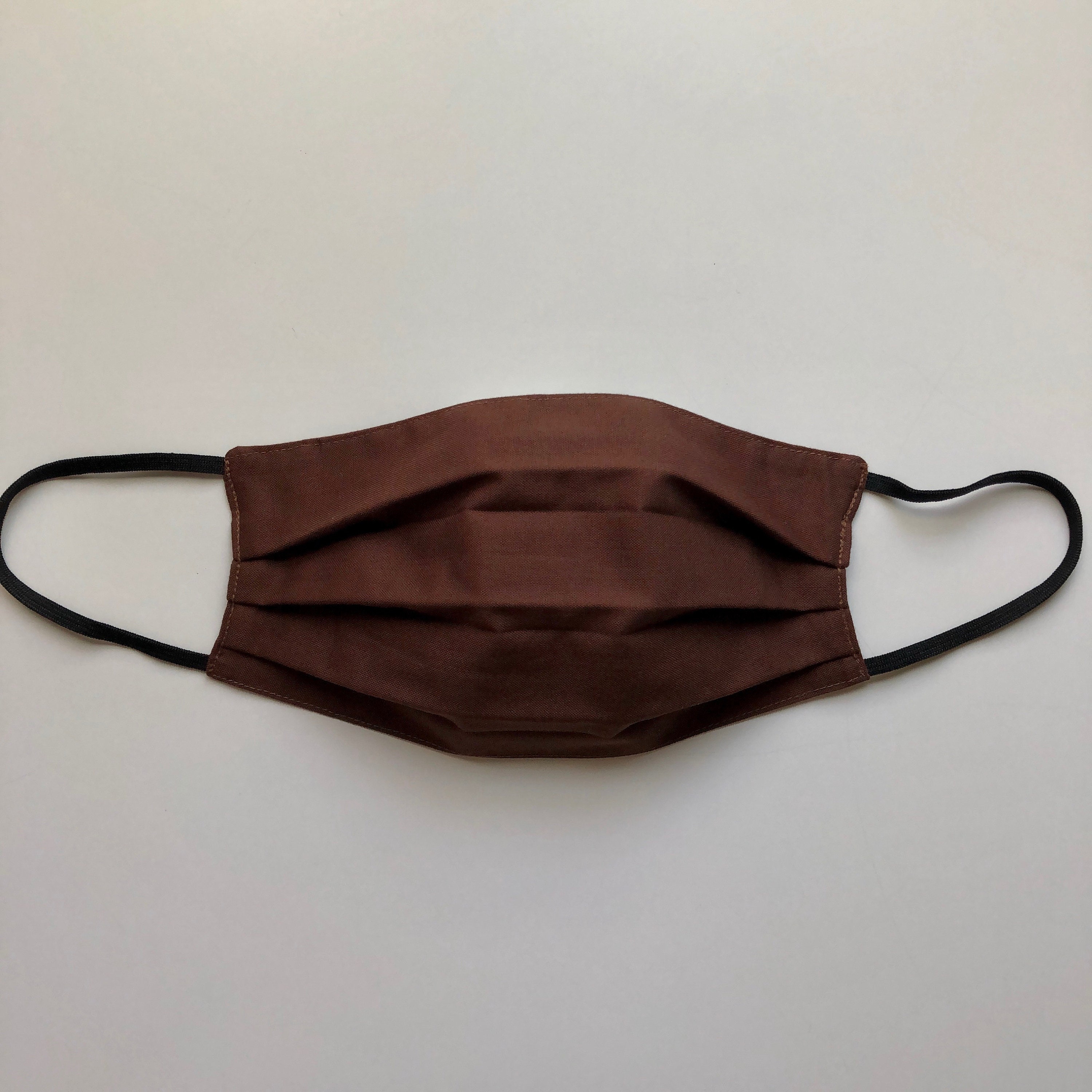 Solid Brown FACE MASK | Etsy