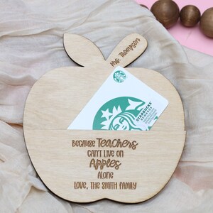 Teacher Appreciation Gift,gift Card Holder,back to School,educator ...