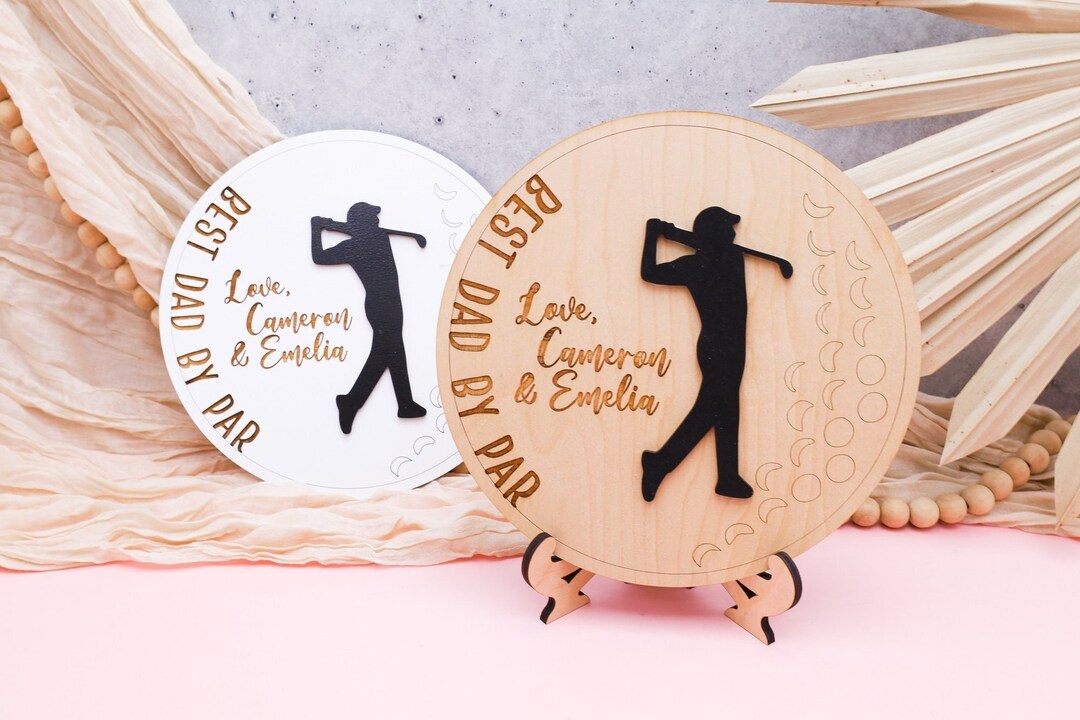 Golf Gift, Best Dad by Par,fathers Day Gift, Golf Gift for Dad, Custom ...