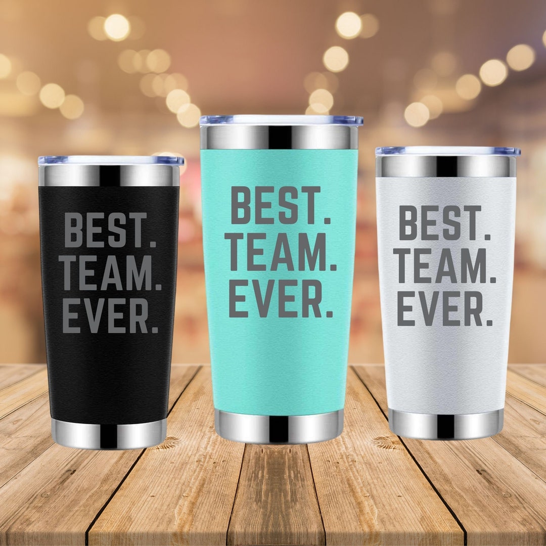 Personalized Team Tumbler: Engraved 20 Oz Gift for Employees - Etsy