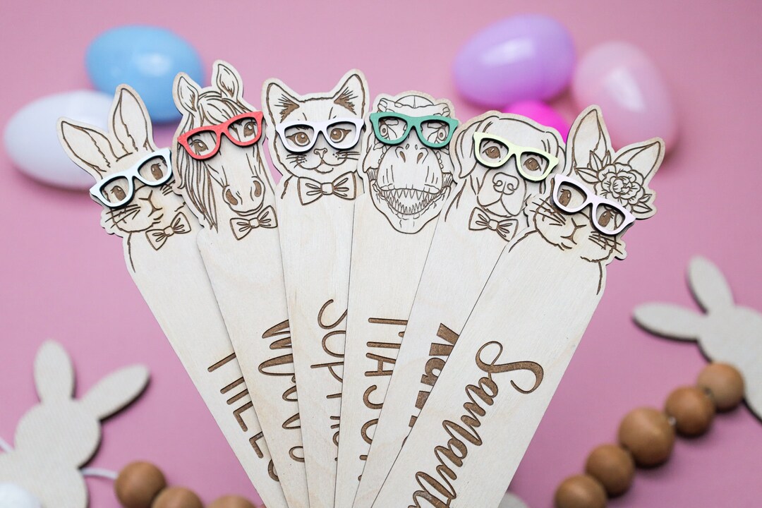 Kids Personalized Bookmark,gift for Kids,easter Gifts,kids Easter ...