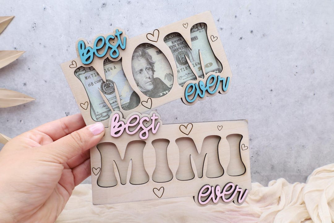 Best Mom Ever Money Holder,mothers Day Gift,gift for Mimi,cute Cash ...
