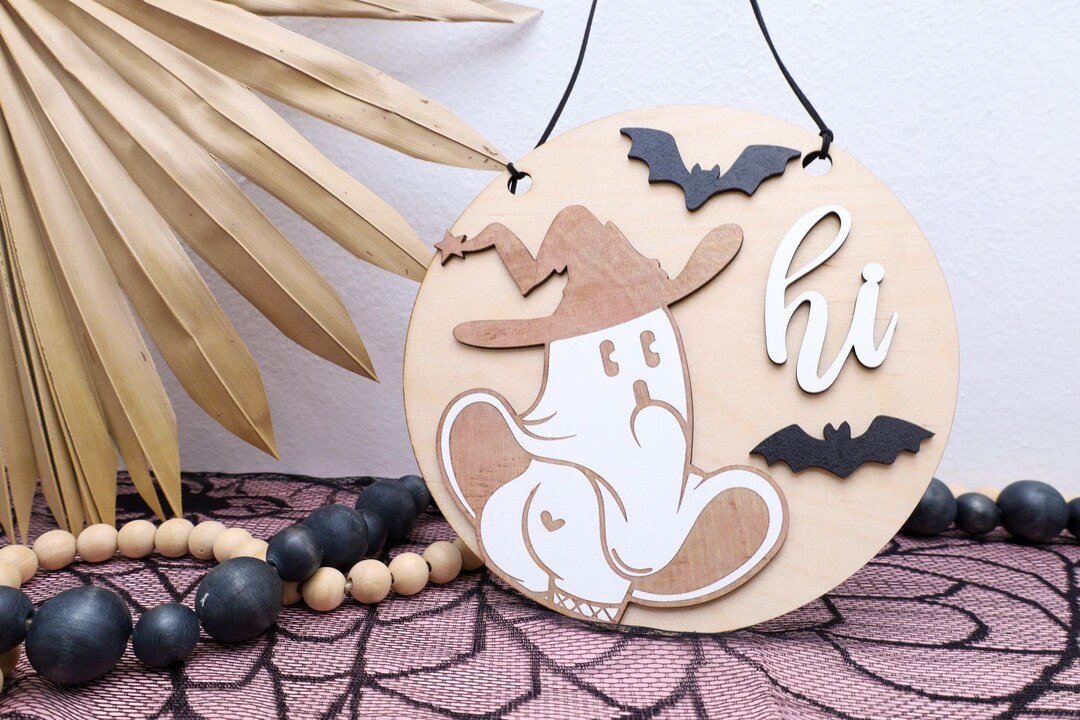 Halloween Door Sign,ghost Door Sign,funny Halloween Sign,halloween ...