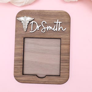 Doctor Sticky Notes Holder,doctor Appreciation,caduceus Gift,medical ...