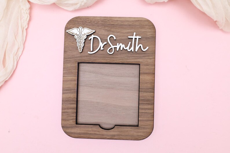 Doctor Sticky Notes Holder,doctor Appreciation,caduceus Gift,medical ...