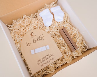 Pregnancy Announcement Sign Hello Daddy Sign Pregnancy Reveal to ...