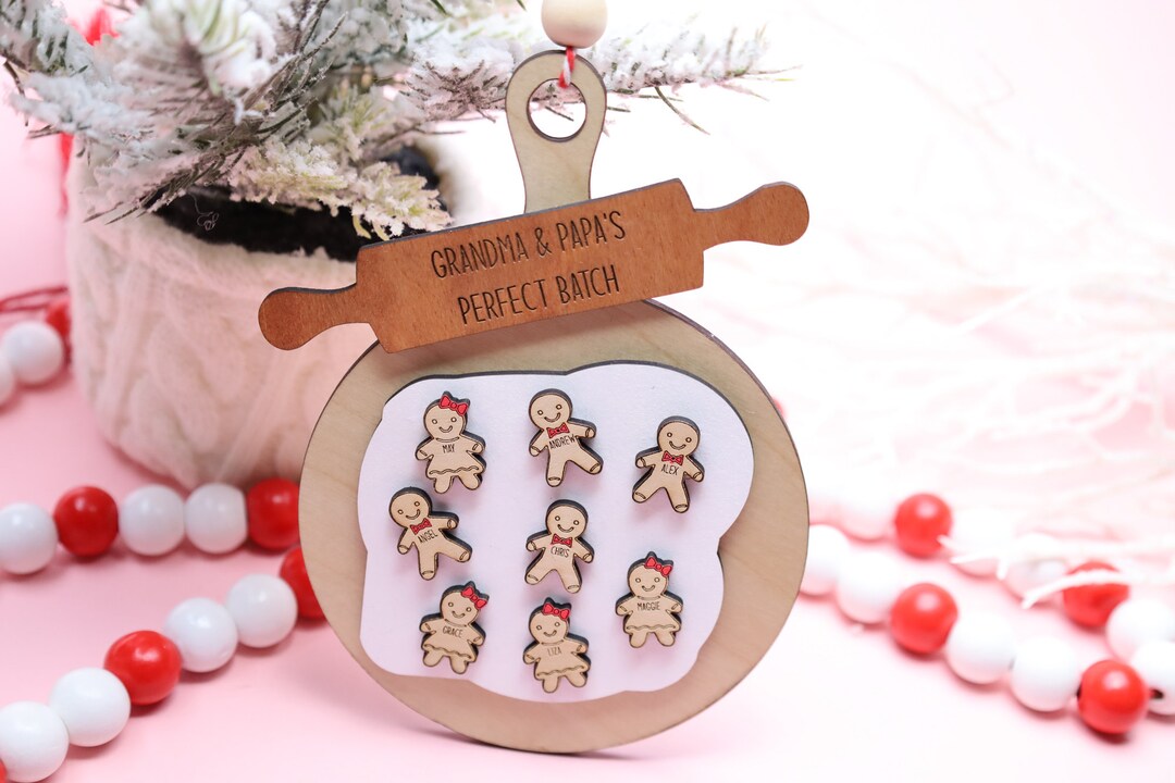 Grandma & Papa's Perfect Batch,gingerbread Ornament,christmas Ornament ...