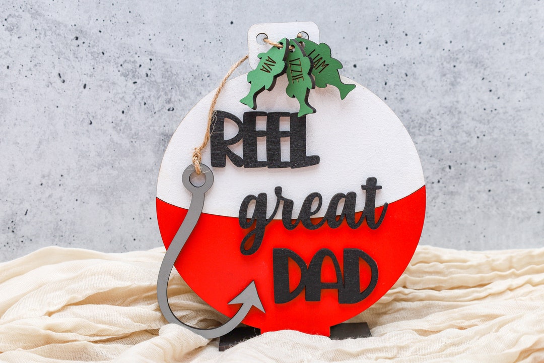 Fathers Day Gift,fishing Gift,reel Great Dad,gift From Daughter,gifts ...