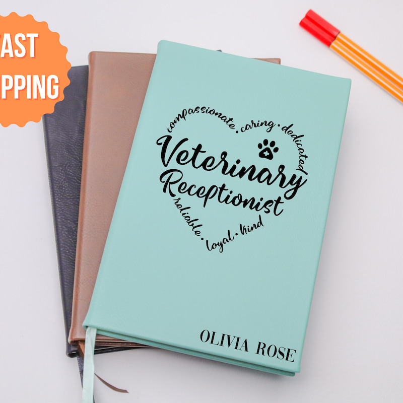 Vet Receptionist Journal - Etsy