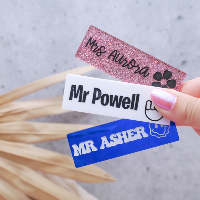 Custom Magnetic Name Tags - Etsy