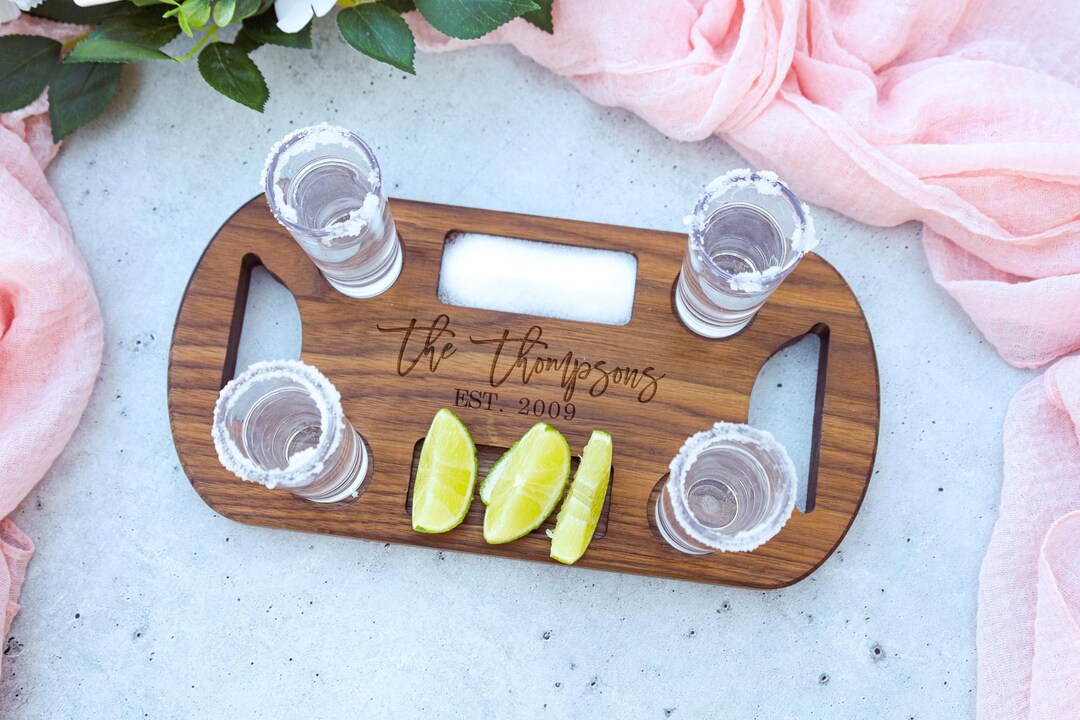 Custom Tequila Board-personalized Drinking Flight Board - Etsy