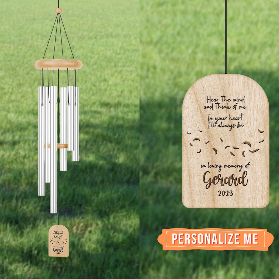 Memorial Gift,personalized Memorial Chime,sympathy Wind Chime ...