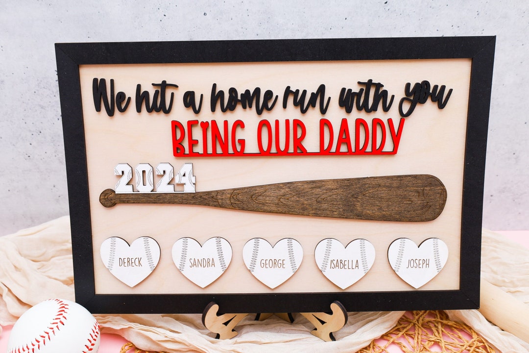 Personalized Fathers Day Gift,baseball Dad Gift,grandpa Gift,gift for ...