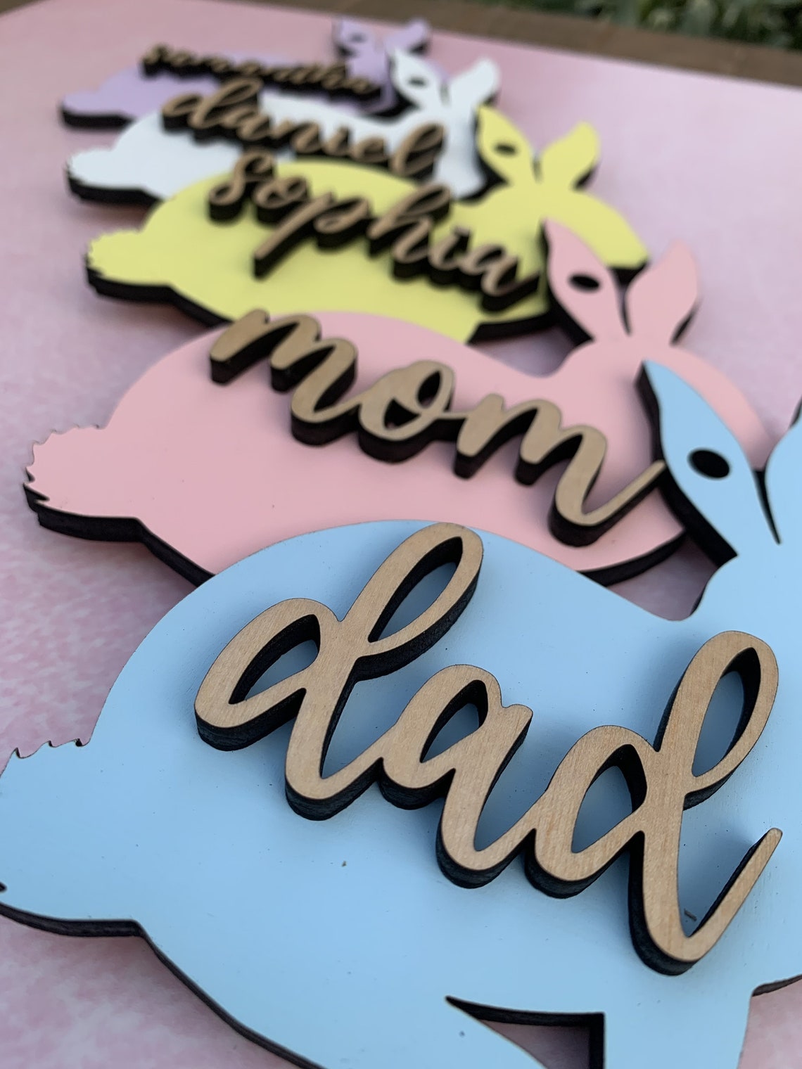 Personalized Easter Basket Tageastereaster Giftswooden Gift - Etsy